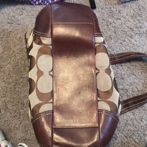 Coach | Bags | Coach Signature Collection Purse Browntan Vintage | Poshmark
